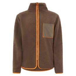 Zwillingsherz Fleecejacke "Classic" in Braun - 54% | Gr&ouml;&szlig;e M | Damenjacken