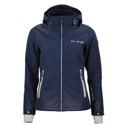 Peak Mountain Softshelljacke "Abra" in Dunkelblau - 66% | Gr&ouml;&szlig;e L | Damen-outdoorjacken