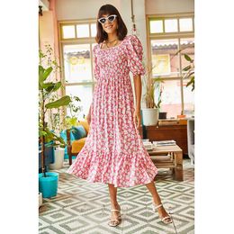 Olalook Kleid in Rosa - 45% | Gr&ouml;&szlig;e M | Damen-kleider