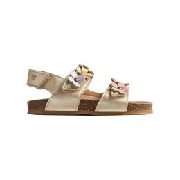 Wheat Leder-Sandalen in Gold - 46% | Gr&ouml;&szlig;e 28 | Kindersandalen