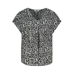 Sublevel Bluse in Schwarz/ Wei&szlig;/ Grau - 62% | Gr&ouml;&szlig;e M | Damen-blusen