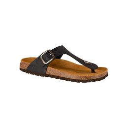 Westfjord Leder-Zehentrenner "Eldfjall" in Dunkelblau - 23% | Gr&ouml;&szlig;e 39 | Damen-sandalen