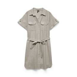 V&eacute;ro Moda Vero Moda Kleid in Grau - 37% | Gr&ouml;&szlig;e L | Damen-kleider