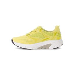 Gabor Leder-Sneakers in Gelb - 60% | Gr&ouml;&szlig;e 40 | Damen-sneakers