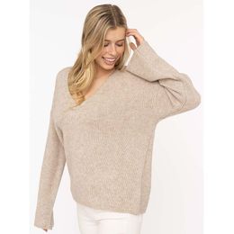 Zwillingsherz Pullover in Beige - 55% | Gr&ouml;&szlig;e M | Damen-pullover-cardigans