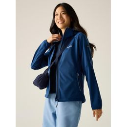 Regatta Softshelljacke "Bourda" in Dunkelblau - 74% | Gr&ouml;&szlig;e 42 | Damen-outdoorjacken