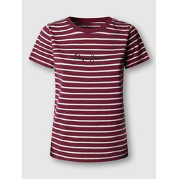 Pepe Jeans Shirt "Mae" in Lila/ Wei&szlig; - 20% | Gr&ouml;&szlig;e M | Damen-tops