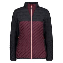 CMP Hybridjacke in Schwarz/ Bordeaux - 52% | Gr&ouml;&szlig;e 42 | Damen-outdoorjacken