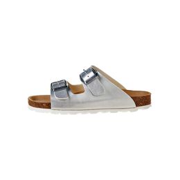 BIO PING&Uuml;IN Pantoletten in Silber - 69% | Gr&ouml;&szlig;e 34 | Clogs-pantoletten-kinder