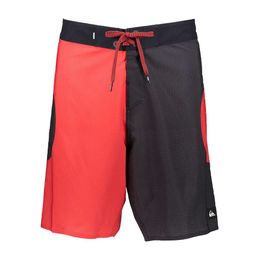 Quiksilver Badeshorts in Rot/ Schwarz - 87% | Gr&ouml;&szlig;e W38 | Herren-bademode-sport
