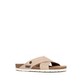 Sunbay Pantoletten "Rita" in Beige - 49% | Gr&ouml;&szlig;e 40 | Damen-pantoletten