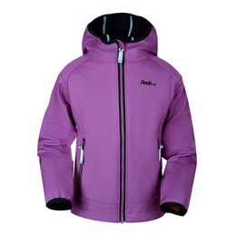 Peek U Softshelljacke ''Savana'' in Lila - 39% | Gr&ouml;&szlig;e 152 | Kinder-outdoor-jacken