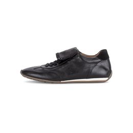 Gabor Leder-Sneakers in Schwarz - 61% | Gr&ouml;&szlig;e 36 | Damen-sneakers
