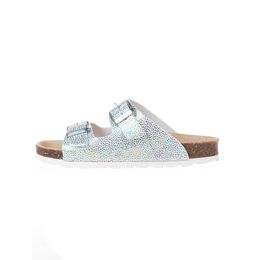 BIO PING&Uuml;IN Pantoletten in Silber - 77% | Gr&ouml;&szlig;e 31 | Clogs-pantoletten-kinder
