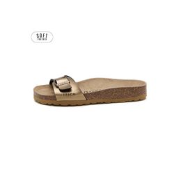 teegu Pantoletten in Gold - 45% | Gr&ouml;&szlig;e 42 | Damen-pantoletten