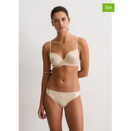 Marc O'Polo Marc O ́Polo 2er-Set: Strings in Beige - 39% | Gr&ouml;&szlig;e L | Damen-unterteile
