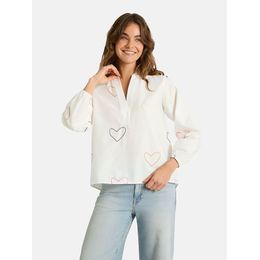 LIEBLINGSST&Uuml;CK LIEBLINGSST&Uuml;CK Bluse "Enrica" in Wei&szlig; - 48% | Gr&ouml;&szlig;e 38 | Damen-blusen