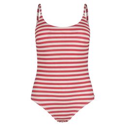 Short Stories Badeanzug in Creme/ Rot - 46% | Gr&ouml;&szlig;e 38 | Damen-bademode