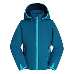 Kamik Softshelljacke "Faye" in Blau - 53% | Gr&ouml;&szlig;e 128 | Kinder-outdoor-jacken