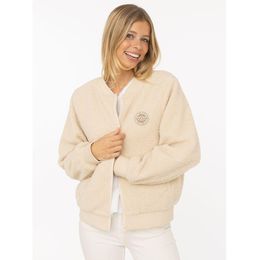 Zwillingsherz Blouson "Good Vibes" in Beige - 55% | Gr&ouml;&szlig;e S | Damenjacken