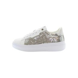 U.S. Polo Assn. Sneakers in Wei&szlig;/ Silber - 65% | Gr&ouml;&szlig;e 36 | Damen-sneakers
