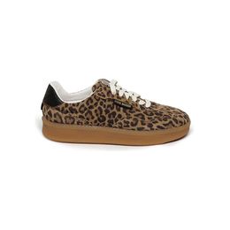 Steve Madden Leder-Sneakers in Hellbraun/ Braun - 57% | Gr&ouml;&szlig;e 42 | Damen-sneakers