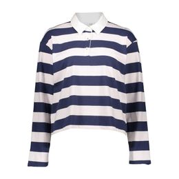 GAP Poloshirt in Wei&szlig;/ Dunkelblau - 56% | Gr&ouml;&szlig;e XL | Damen-tops