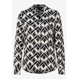 More & More More & More Bluse in Schwarz/ Wei&szlig; - 76% | Gr&ouml;&szlig;e 36 | Damen-blusen