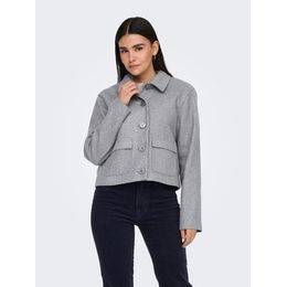Jacqueline de Yong JDY &Uuml;bergangsjacke in Grau - 63% | Gr&ouml;&szlig;e M | Damenjacken
