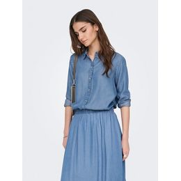 Jacqueline de Yong JDY Jeansbluse "Jasper" in Blau - 54% | Gr&ouml;&szlig;e S | Damen-blusen