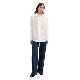 Tom Tailor Hemd in Wei&szlig; - 60% | Gr&ouml;&szlig;e M | Damen-blusen