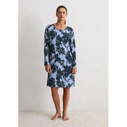 Marc O'Polo Marc O ́Polo Nachthemd in Dunkelblau/ Hellblau - 51% | Gr&ouml;&szlig;e M | Damen-loungewear
