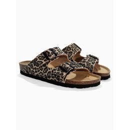 Sunbay Pantoletten "Trefle" in Braun/ Beige - 55% | Gr&ouml;&szlig;e 40 | Damen-pantoletten