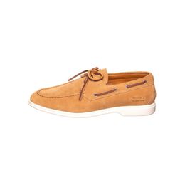 Melvin & Hamilton MELVIN & HAMILTON Leder-Slippers in Hellbraun - 65% | Gr&ouml;&szlig;e 44 | Damen-schuhe-halbschuhe