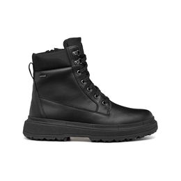 Geox Leder-Boots "Lamidie + Grip" in Schwarz - 62% | Gr&ouml;&szlig;e 41 | Damen-stiefel