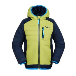 Peek U Ganzjahres-Steppjacke "Caspian" in Gelb/ Dunkelblau - 52% | Gr&ouml;&szlig;e 152 | Kinderjacken