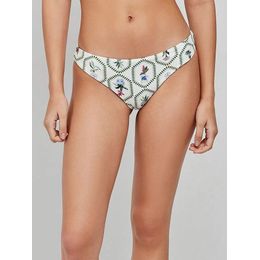 gisela Wende-Bikini-Hose in Wei&szlig;/ Gr&uuml;n - 30% | Gr&ouml;&szlig;e L | Damen-bademode