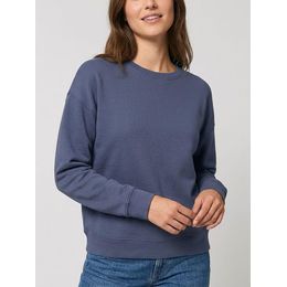 MOSS COPENHAGEN Sweatshirt "Ima Q" in Blau - 41% | Gr&ouml;&szlig;e S/M | Damen-sweatshirts-jacken