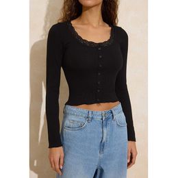 Trendyol Bluse in Schwarz - 66% | Gr&ouml;&szlig;e L | Damen-blusen