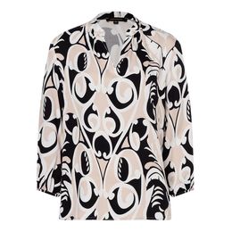 More & More More & More Bluse in Beige/ Schwarz - 62% | Gr&ouml;&szlig;e 42 | Damen-blusen