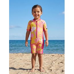 Reima Badeoverall "Vesihiisi" in Gelb/ Pink - 33% | Gr&ouml;&szlig;e 128 | Kinder-bademode