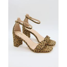 Bellucci Sandaletten in Hellbraun/ Schwarz - 63% | Gr&ouml;&szlig;e 36 | Damen-sandalen