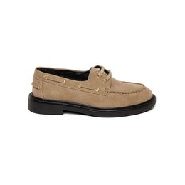Steve Madden Leder-Schn&uuml;rschuhe in Beige - 50% | Gr&ouml;&szlig;e 39 | Damen-schnuerschuhe