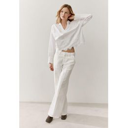 More & More More & More Bluse in Wei&szlig; - 46% | Gr&ouml;&szlig;e 38 | Damen-blusen