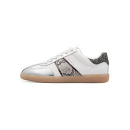 Tamaris Sneakers in Silber/ Wei&szlig; - 51% | Gr&ouml;&szlig;e 36 | Damen-sneakers