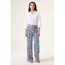 Garcia Hose in Wei&szlig;/ Blau - 42% | Gr&ouml;&szlig;e XL | Damenhosen
