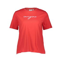Vila Shirt "Sybil" in Rot - 50% | Gr&ouml;&szlig;e XS | Damen-tops