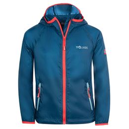 Trollkids Windbreaker "Fjell" in Blau - 46% | Gr&ouml;&szlig;e 122 | Kinderjacken