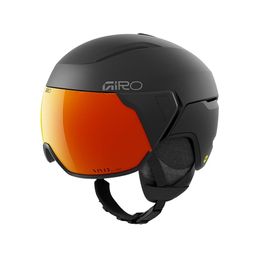 Giro Ski-/ Snowboardhelm "Orbit Spherical" in Schwarz/ Orange - 50% | Gr&ouml;&szlig;e S | Damen-outdoor-ausruestung