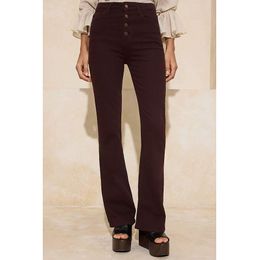 Trendyol Jeans - Flare fit - in Braun - 67% | Gr&ouml;&szlig;e 42 | Damenjeans